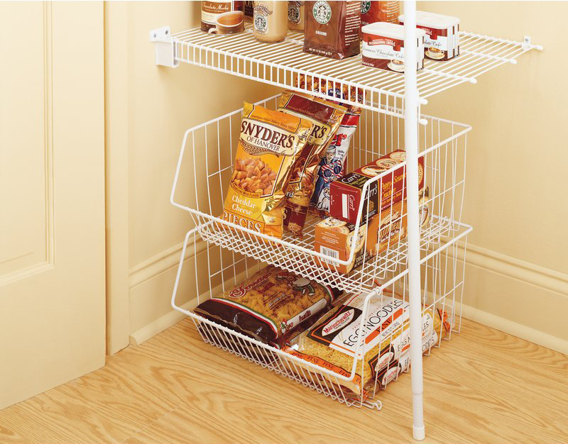 1088 - Stack or Mount Storage Basket